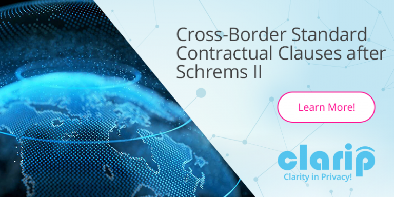 Cross-Border Standard Contractual Clauses after Schrems II - Clarip
